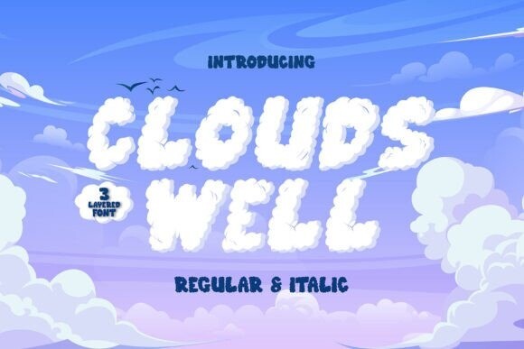 Clouds Well Font - Free Font