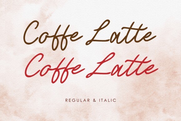 Coffe Latte Font - Free Font