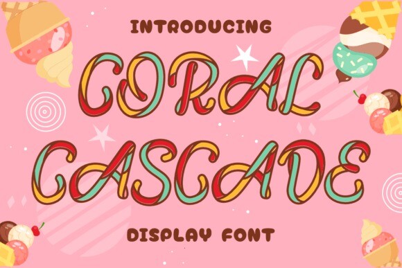 Coral Cascade Font - Free Font