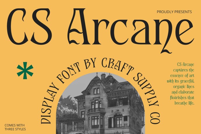 CS Arcane Font - Free Font