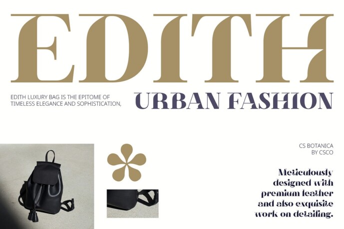 CS Botanica Font - Free Font