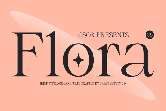 CS Flora Font - Free Font