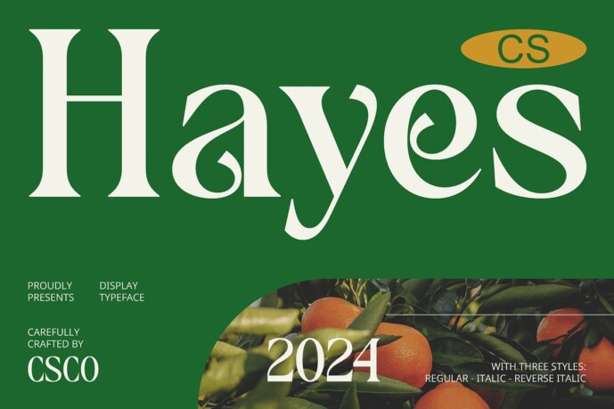 CS Hayes Font - Free Font