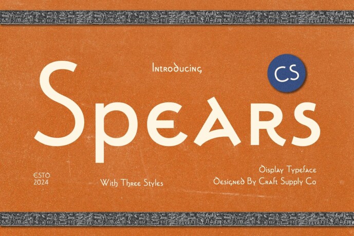 CS Spears Font - Free Font