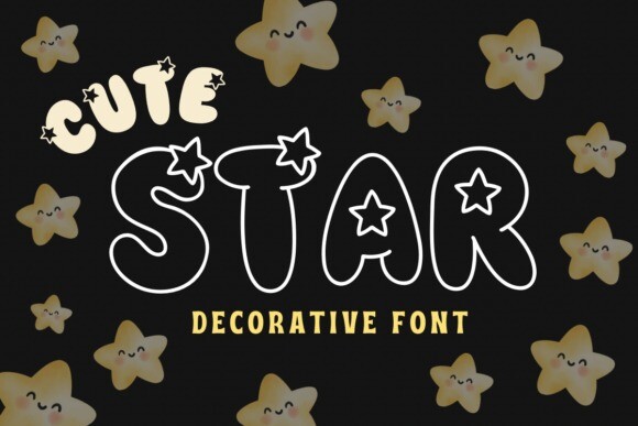 Cute Star Font - Free Font