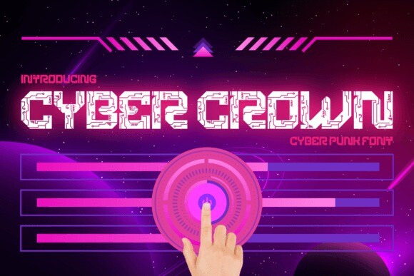 Cyber Crown Font - Free Font