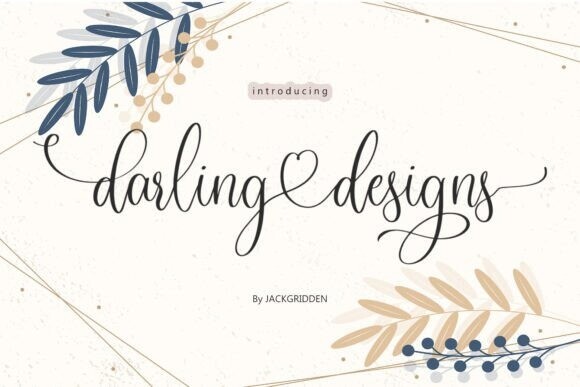 Darling Designs Font - Free Font