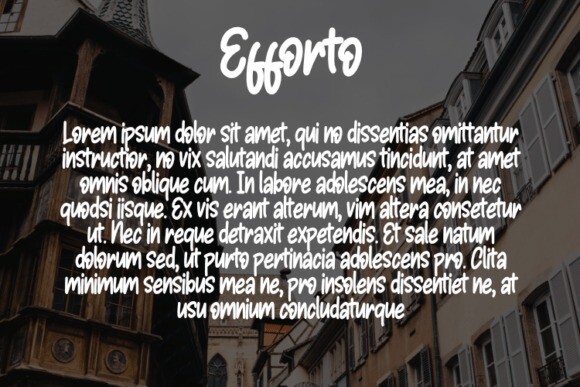 Efforto Font - Free Font