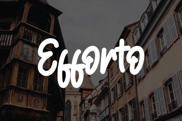 Efforto Font - Free Font