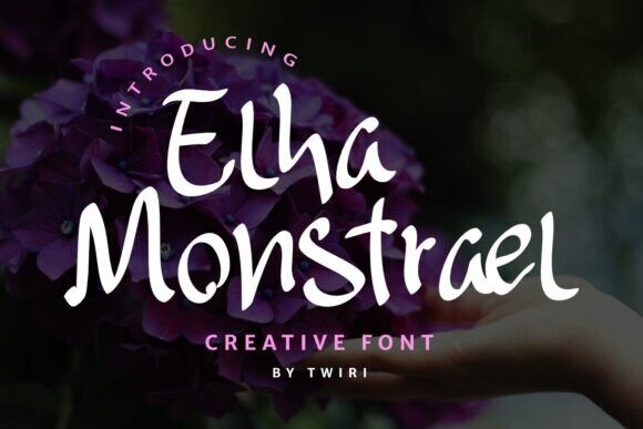 Elha Monstrael Font - Free Font