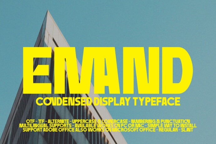 Emand Font - Free Font