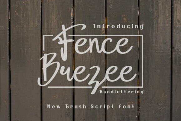 Fence Brezee Font - Free Font