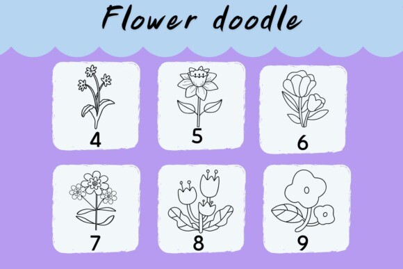Flower Doodle Font - Free Font