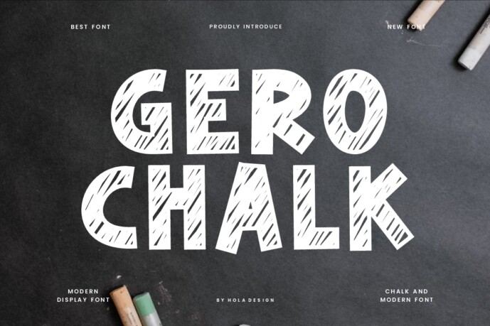 Gero Chalk Font - Free Font