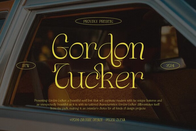 Gordon Tucker Font - Free Font