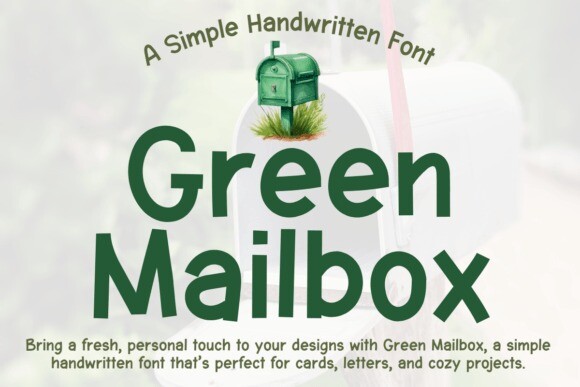 Green Mailbox Font - Free Font