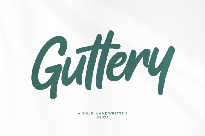 Guttery Font - Free Font