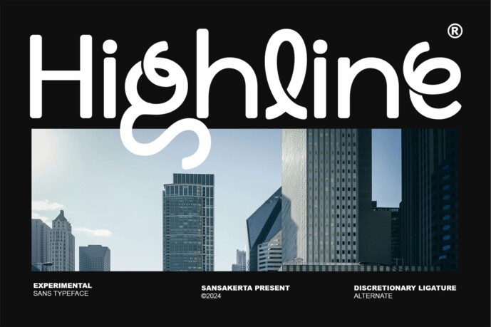 High Line Font - Free Font