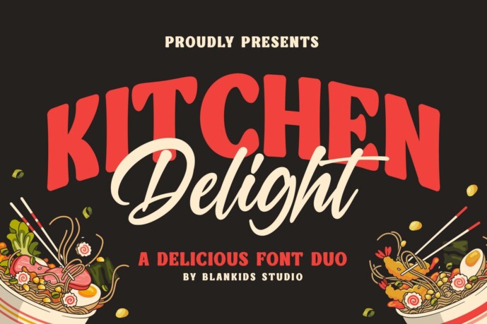 Kitchen Delight Font - Free Font