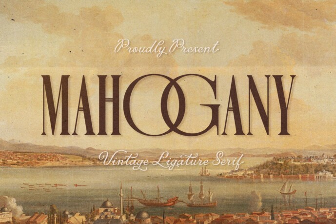 Mahogany Vintage Font - Free Font