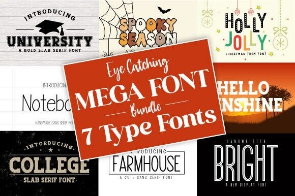 Mega Handmade Bundle Font - Free Font