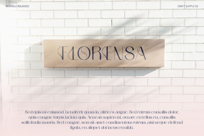 Merivale Rounded Font - Free Font