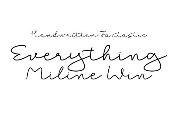 Miline Win Font - Free Font