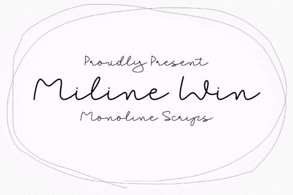 Miline Win Font - Free Font