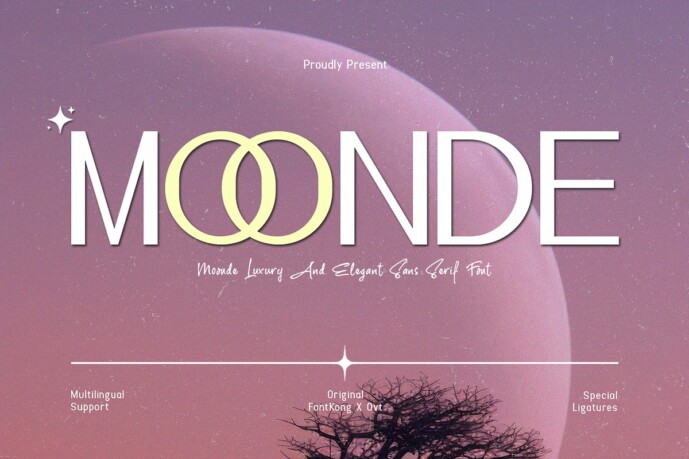 Moonde Font - Free Font
