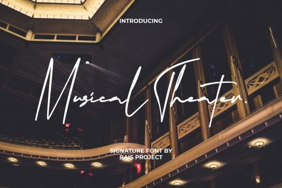 Musical Theater Font - Free Font