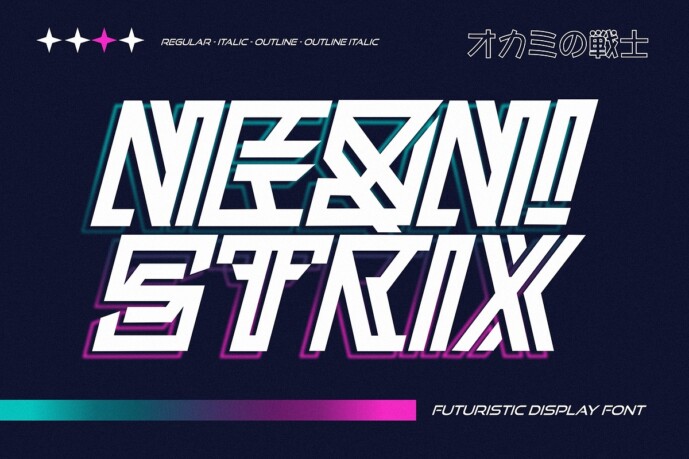 Neon Strix Font - Free Font