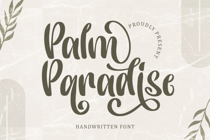 Palm Paradise Font - Free Font