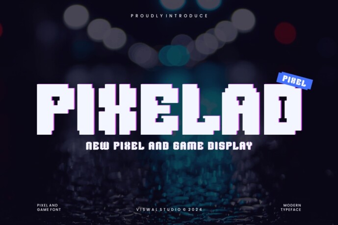 Pixelad Font - Free Font