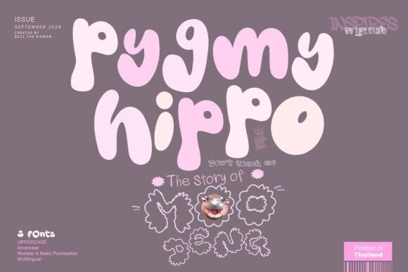 Pygmy Hippo Font - Free Font