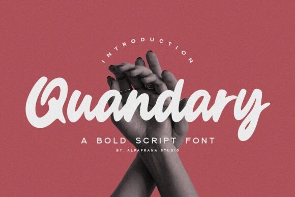 Quandary Font - Free Font