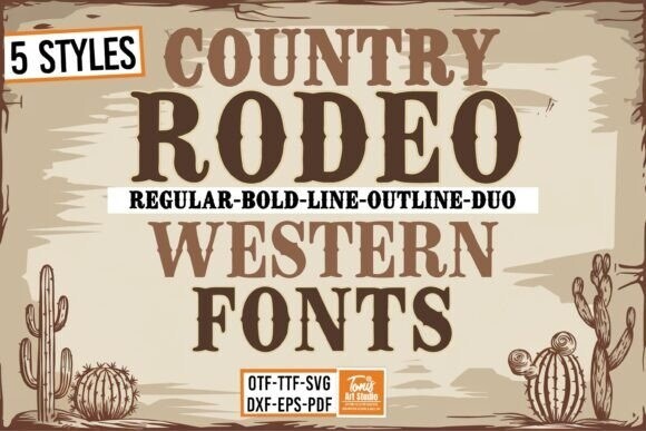 Rodeo Bundle Font - Free Font
