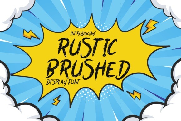 Rustic Brushed Font - Free Font