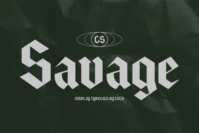 Savage Gothic Font - Free Font