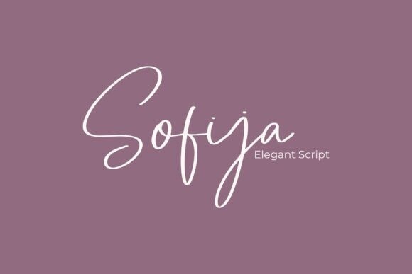 Sofija Font - Free Font