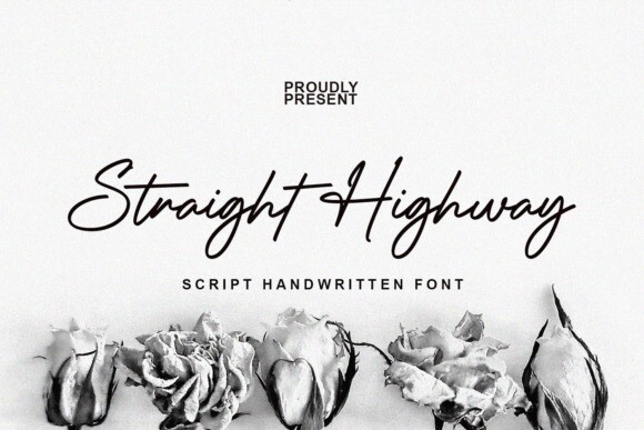 Straight Highway Font - Free Font