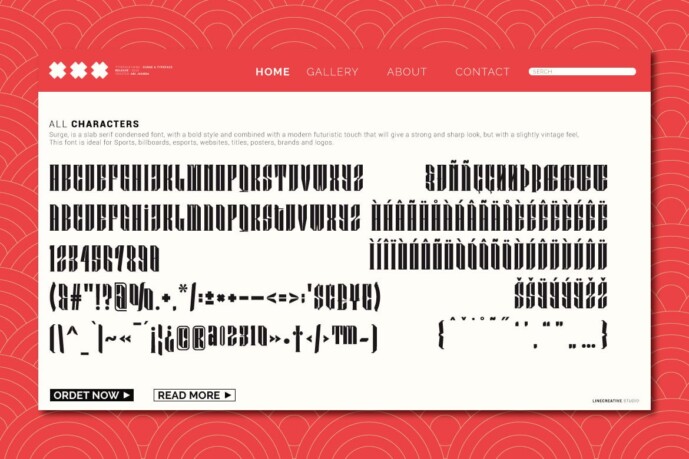 Surge Font - Free Font