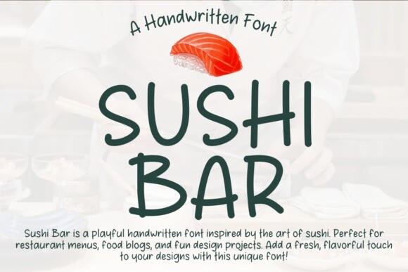 Sushi Bar Font - Free Font