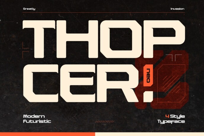 Thopcer Font - Free Font