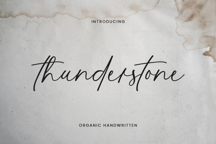 Thunderstone Font - Free Font