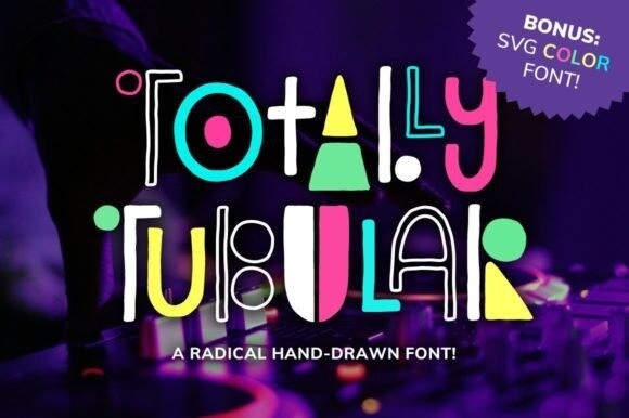 Totally Tubular Font - Free Font