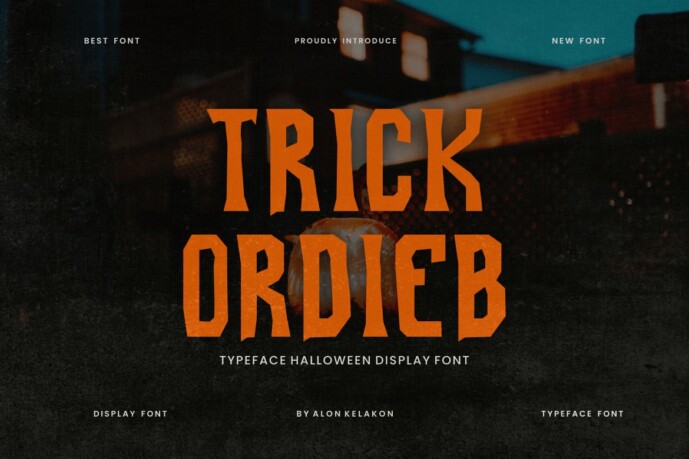 Trick Ordieb Font - Free Font