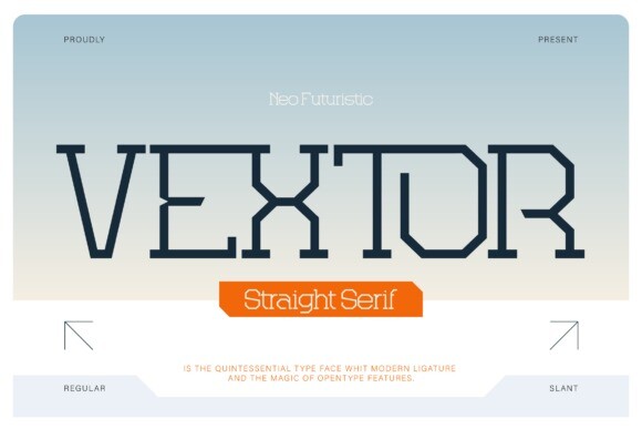 Vextor Font - Free Font