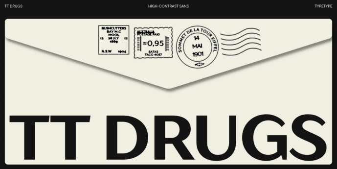 TT Drugs Font Family - Free Font