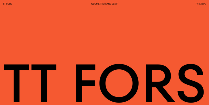 TT Fors Typeface Family - Free Font