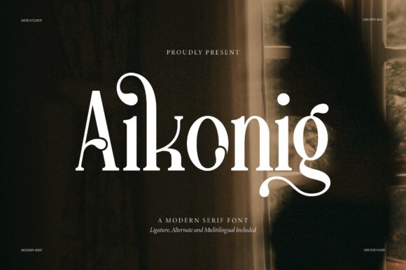 Aikonig Font - Free Font
